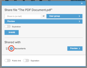 Setting Automatic Access Expiration - Document Management System Folderit