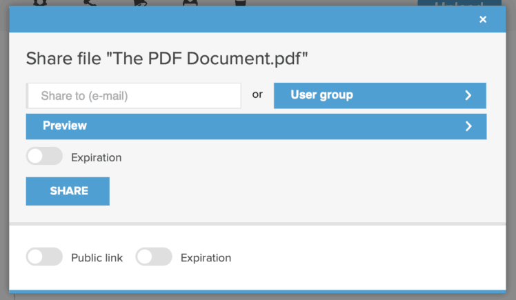 Sharing Files and Folders - Document Management System Folderit