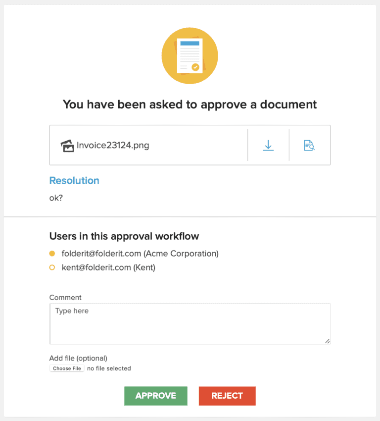 How Approving Documents Works? - Document Management System Folderit