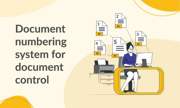 Document numbering system for document control -- Folderit DMS