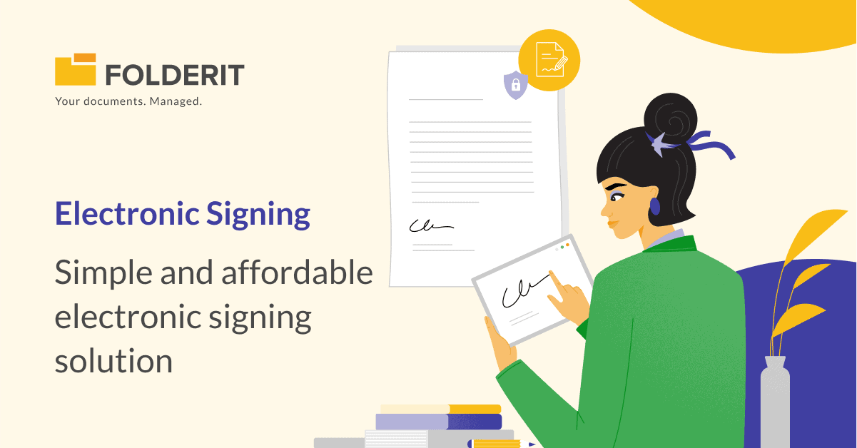 Electronic Signing - Folderit DMS